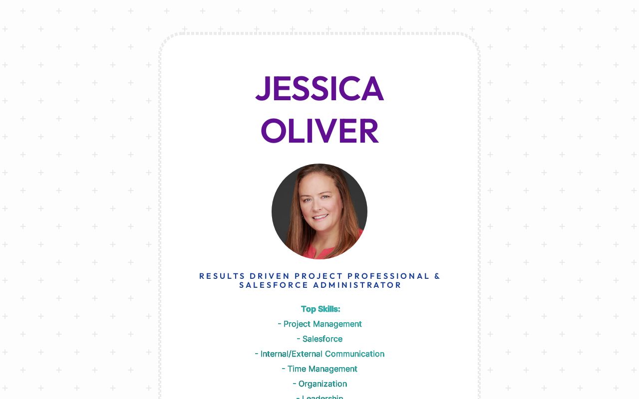 Jessica Oliver Portfolio